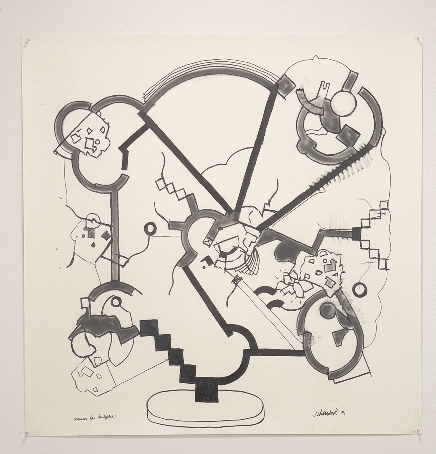 1991 - Jock Clutterbuck - Australian Artist l sculptor & printmaker l